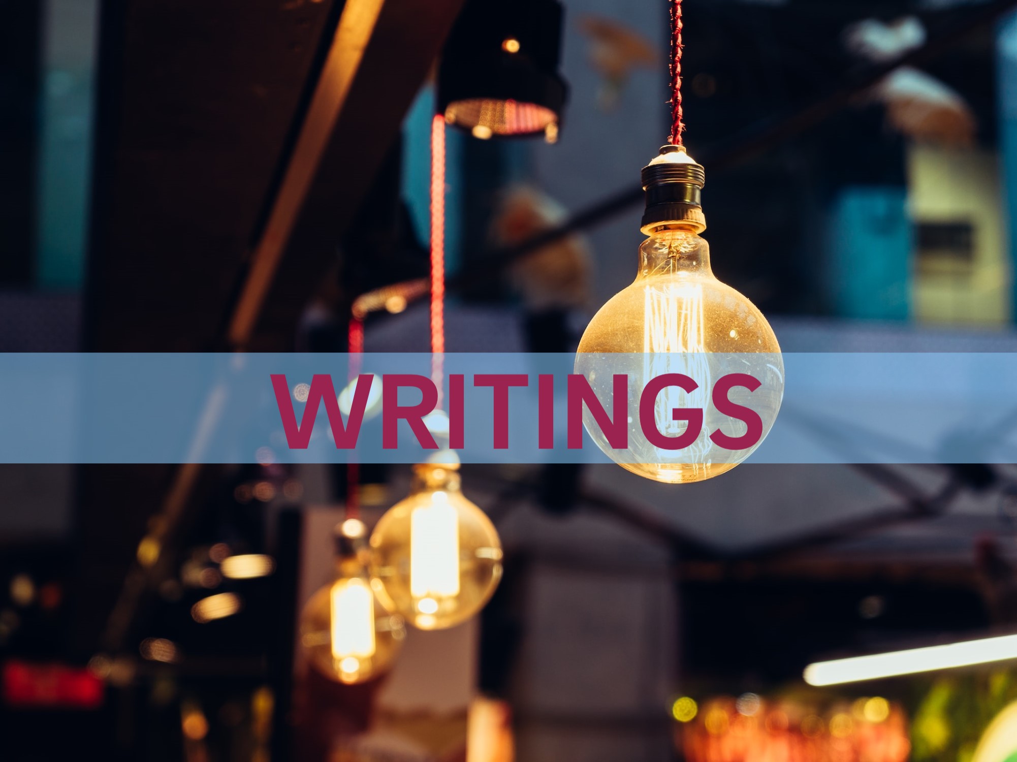 Writings – Read @ Joe’s